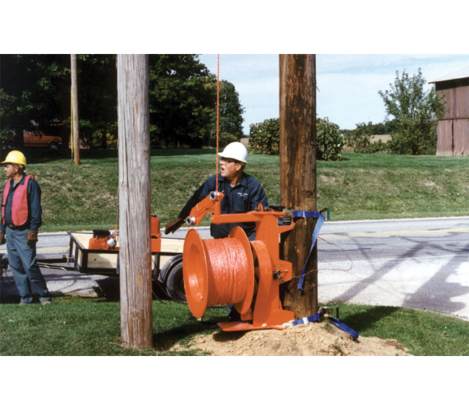 Pole Boss Conductor Stringing System