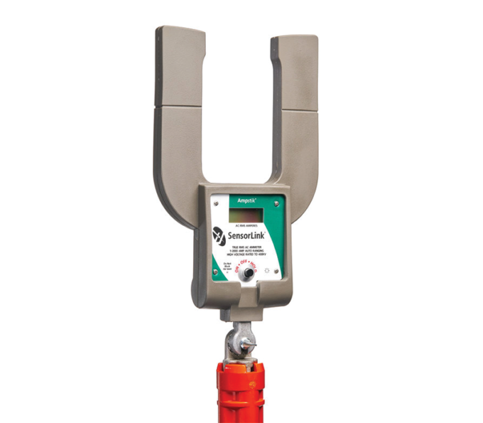 Sensorlink Single Reading Ammeter - True RMS Ampstik 2000A, 69kV, Wide ...